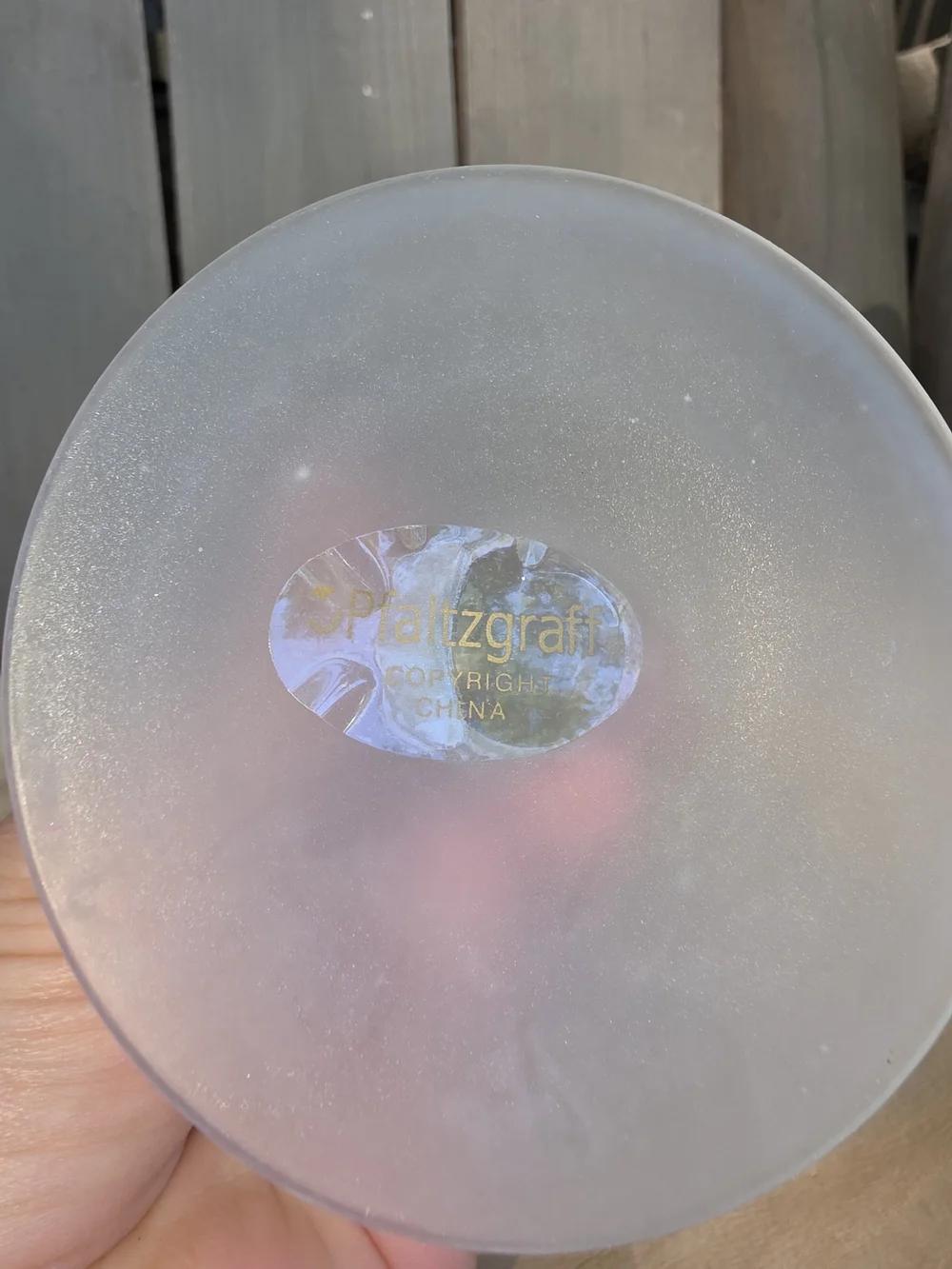 Pfaltzgraff | Accents | Vintage Pfaltzgraff Frosted Glass Fairy Lamp ...